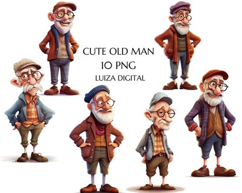 Lustiger Alter Mann Clipart Png Lustiger M Rrischer Alter Mann B Ser