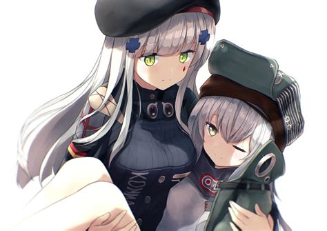 Hk416 And G11 Girls Frontline Drawn By Rupe Paperu Danbooru