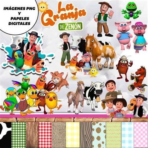Kit Imprimible De La Granja De Zenon Actual MercadoLibre