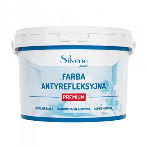 Farba Antyrefleksyjna Premium 2 5L Silveno