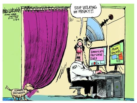 Political Cartoon NSA Edward Snowden The Week