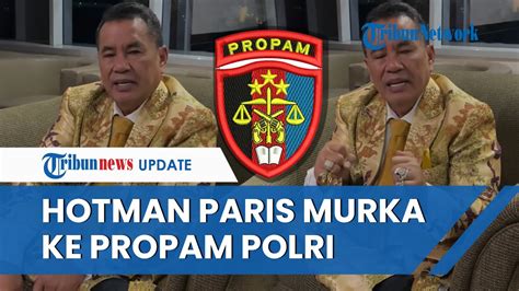 Hotman Paris Geregetan Propam Polri Tak Periksa Tim Penyidik Di Kasus