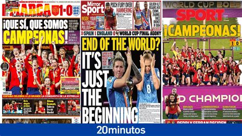 Fotos Eternas Campeonas Las portadas de España como campeona
