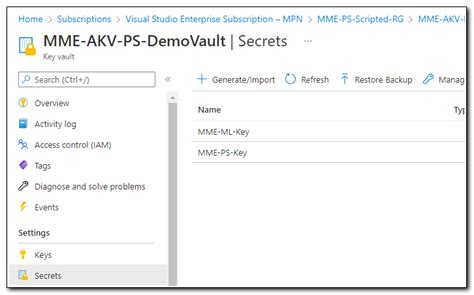 Powershell Get Secret From Key Vault