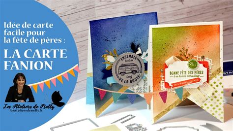 Idée de carte facile pour la fête des pères la carte fanion YouTube