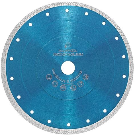 PRO Tarcza diamentowa do cięcia gresu 250mm HERMAN