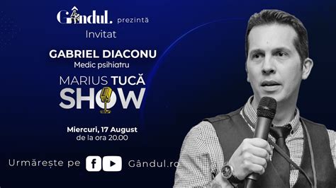 Marius Tucă Show începe miercuri 17 august de la ora 20 00 live pe