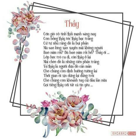 Ghim của Anh Thư Ngô trên Lời trích Cảm ơn thầy cô Hình vẽ hoa Viết chữ