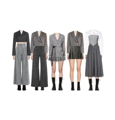 5 member Kpop Outfit ชด