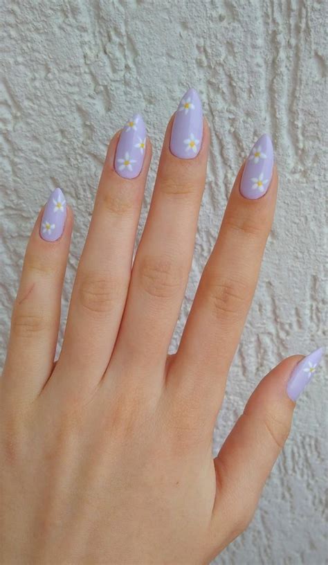 45 Stunning Lilac Lavender Nails To Copy This Year Lavender Nails