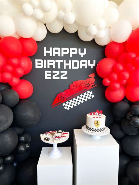 Formula 1 Birthday Party Cars Theme Birthday Party Car Birthday