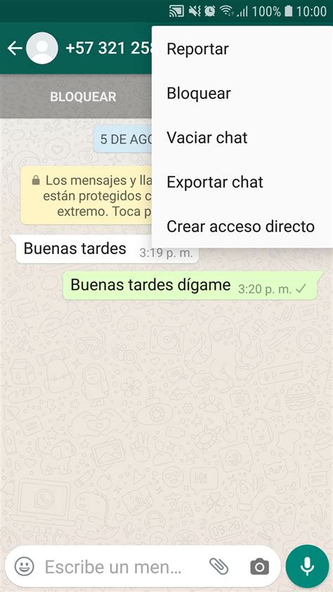Cómo bloquear número que NO es contacto en WhatsApp desconocidos
