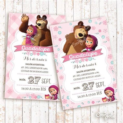 Pin En Masha Birthday