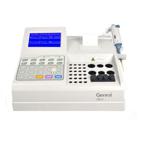 Analisador de coagulação semiautomático CA54 Genrui Biotech Inc