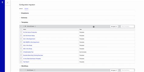 Configuration Migration Benchling