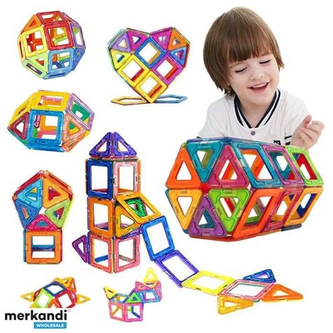 Libérez votre créativité Coffret de jeu magnétique 3D 50 pièces