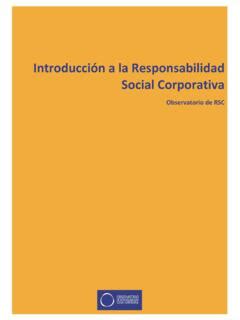 Introducción a la Responsabilidad Social Corporativa introducci 243 n