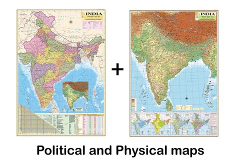Difference Between Political And Physical Maps Javatpoint
