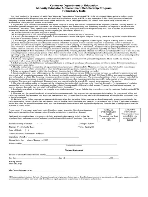 Fillable Online Kyepsb Revised BPromissory Noteb V2rtf Fax Email Print