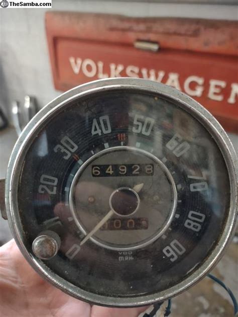 TheSamba VW Classifieds OEM 1960 Ghia Trip Speedometer