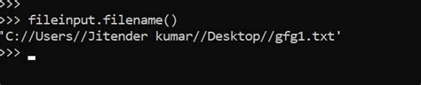 python fileinput filename 用法及代码示例 纯净天空