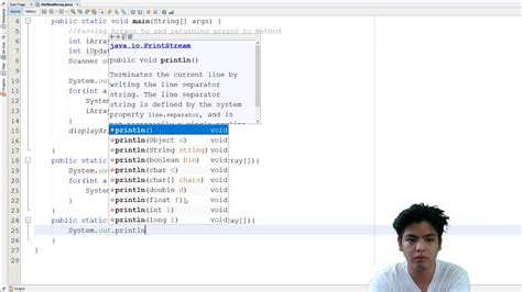 passing array to and returning array from method youtube