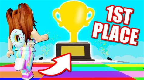 I Was The LUCKIEST Winner In Color Block Race Roblox YouTube