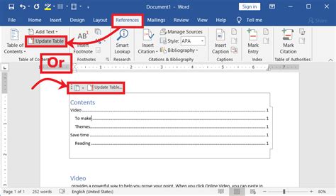 Create A Table Of Contents In Word 21 Covers Everything Word Signs
