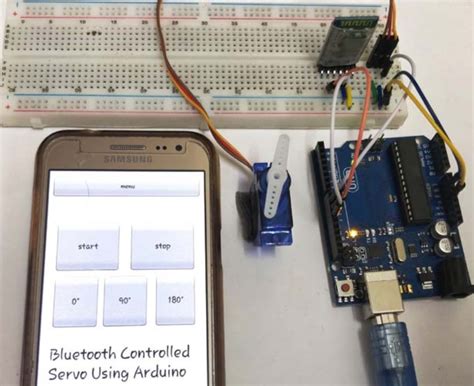 Control Servo Motor With Arduino Bluetooth Webmotor Org