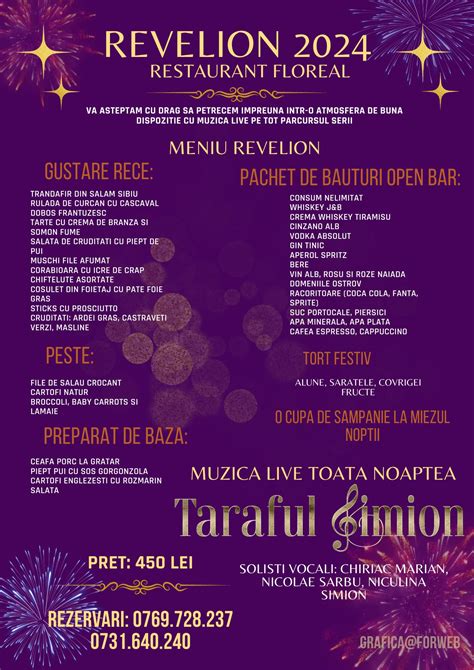 REVELION Restaurant Sector 4 Bucuresti Livrari La Domiciliu Si
