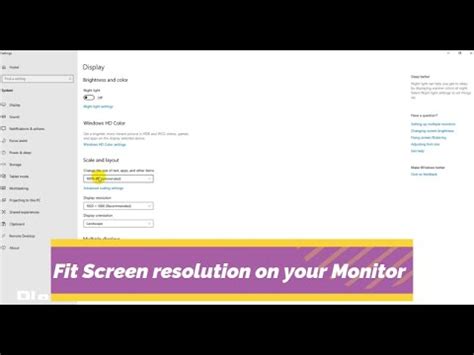 How To Fit Screen To Monitor Windows Fix Desktop Overscaling When
