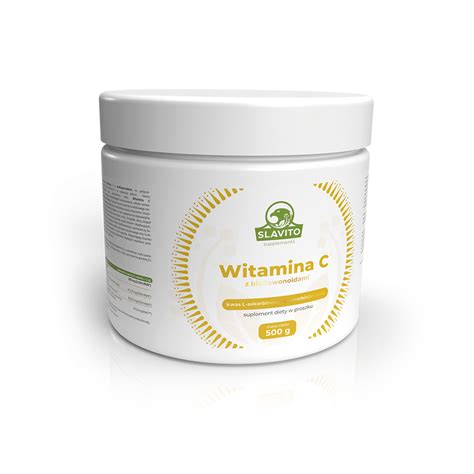 Witamina C Z Bioflawonoidami W Proszku Suplement SLAVITO Dobra Cena