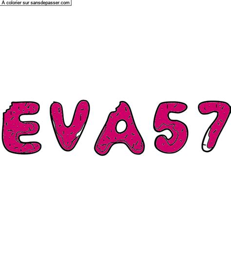 Dessin colorié Coloriage personnalisé par EVA57 Sans Dépasser