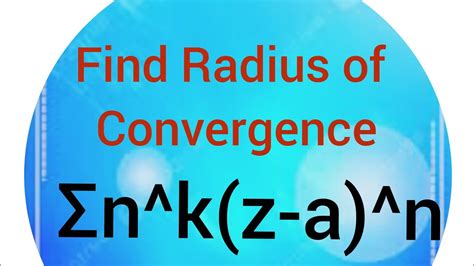 find radius of convergence easy method for any functions youtube
