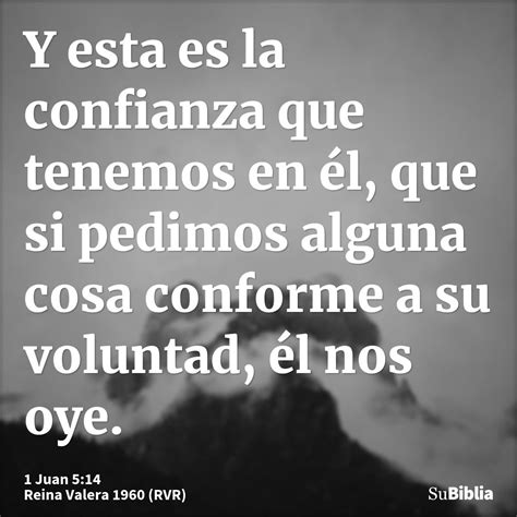 1 Juan 5 14 Biblia