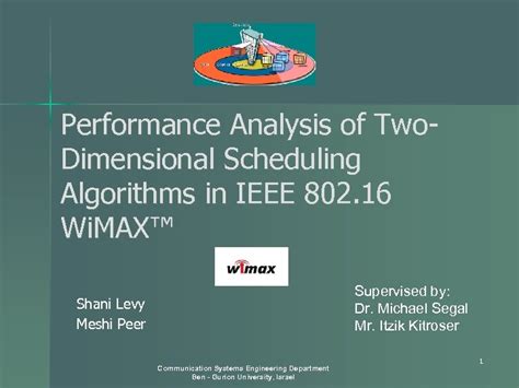 performance analysis of two dimensional scheduling algorithms in