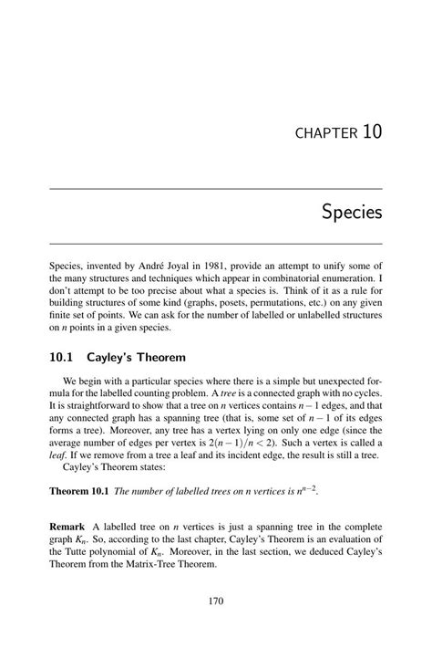 species chapter 10 notes on counting an introduction to enumerative combinatorics