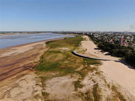 Así quedó la laguna Setúbal por la bajante del Río Paraná Noticias