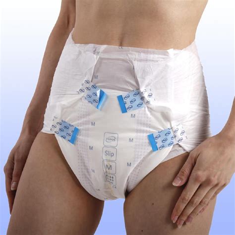 Tena Slip Original Maxi Medium Folie Weiss Lila Einzelstueck