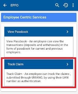 Check Epf Claim Status Using Uan Pf Number Umang App