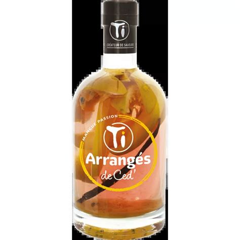 Ti Arrangé mangue passion Rhums de Ced 70 cl