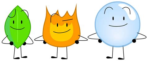 Leafy Firey Bubble From Battle For Dream Island By Skinnybeans17 On Deviantart