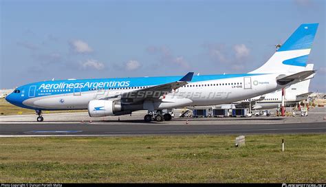 LV GHQ Aerolineas Argentinas Airbus A330 202 Photo By Duncan Portelli