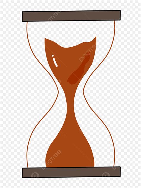 Hourglass Clipart Transparent Background A Glass Hourglass