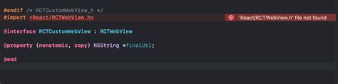 Import File Not Found Issue 2213 React Native Webview React