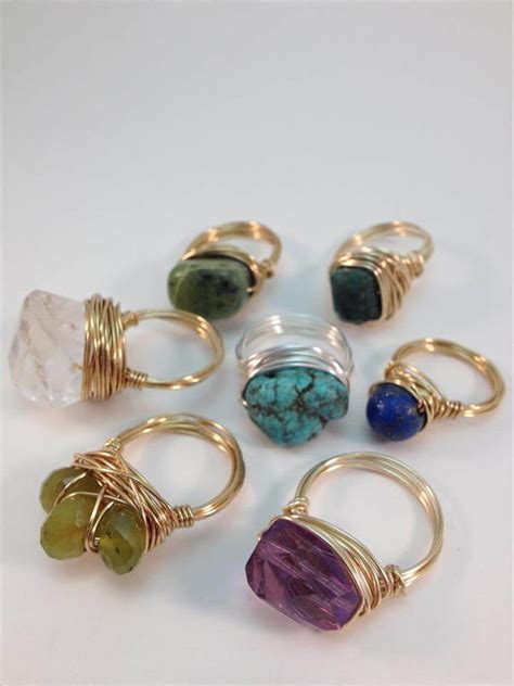 Diy Lovely Wire Rings You Can Try These