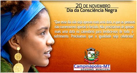 De Novembro Dia Da Consci Ncia Negra