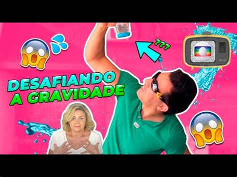 Como A Gua N O Cai Do Copo L Ci Ncia Em Show Youtube