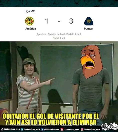 Tras la derrota del América los memes no se hicieron esperar Notigram