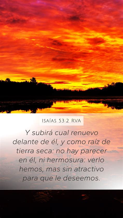Isaías 53 2 RVA Mobile Phone Wallpaper Y subirá cual renuevo delante